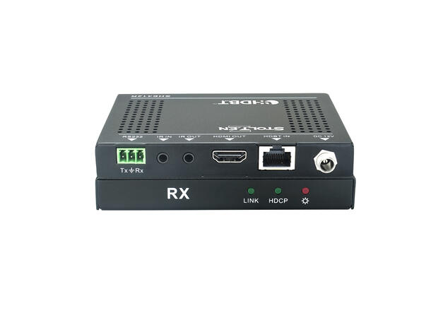 Stoltzen SHE70UHR HDBaseT Reciever Strømføres fra transmitter. AC ikke ...