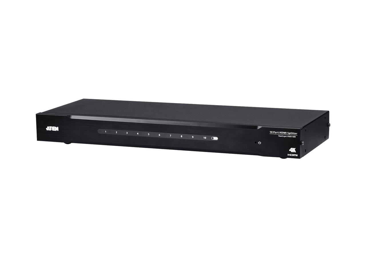 Aten Splitter HDMI 10-Port 4K VS0110HA,4096 x 2160 @ 60Hz 4:2:0 - CBK