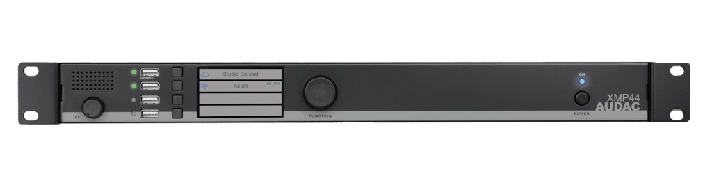 Audac Modular Ramme XMP44 4 plasser Display RS232/485 - CBK
