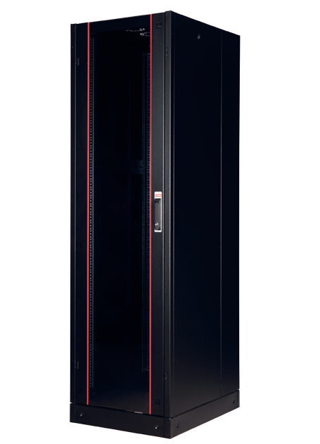 Lande HYPERline Series 42U Flat-packed W600xD600xH2100 | Black | 900kg | 19" - CBK